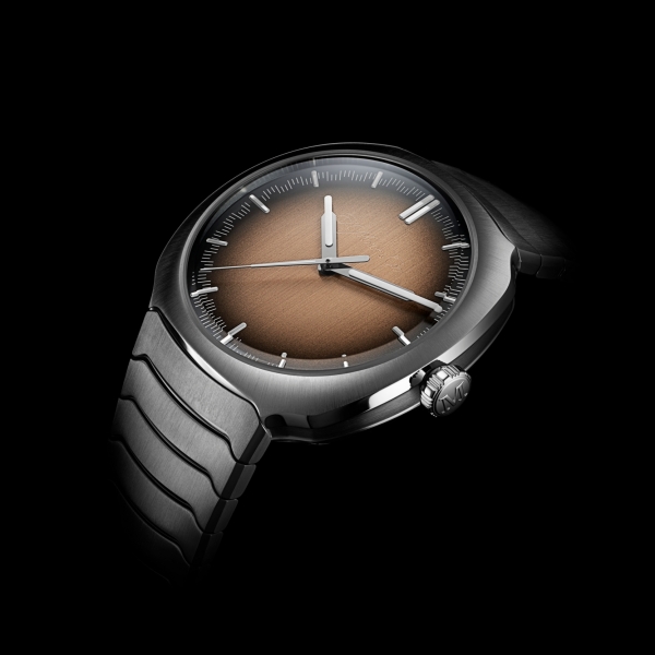 H. Moser & Cie. Streamliner Centre Seconds Smoked Salmon - Loupiosity.com